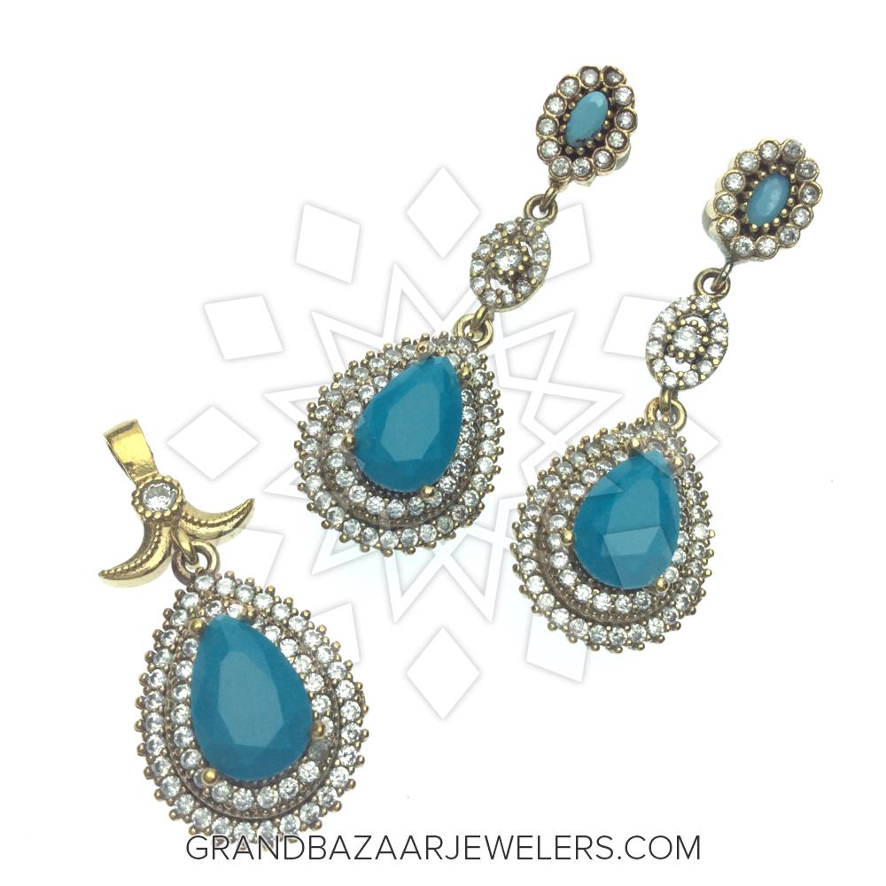 Hurrem Sultan Turkish Jewelry Sets GBJ27ST26181