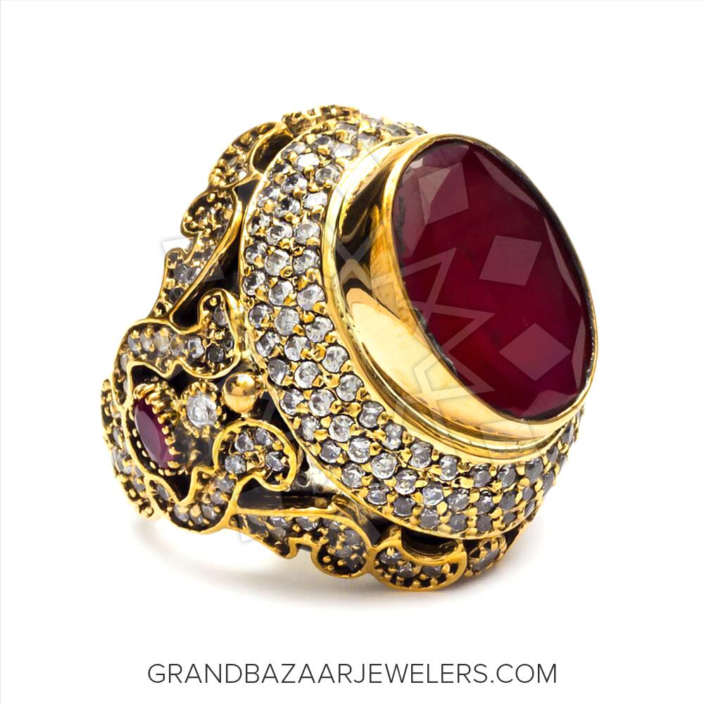 Ottoman Palace Turkish Artisan Rings GBJ43RG744